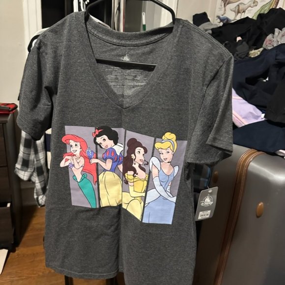 Disney | Tops | Disney Grey Tshirt L | Poshmark